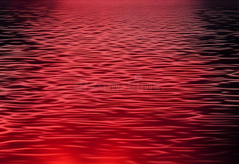 Black Red Abstract Background. Reflection of Light in Calm Water Stock ...
