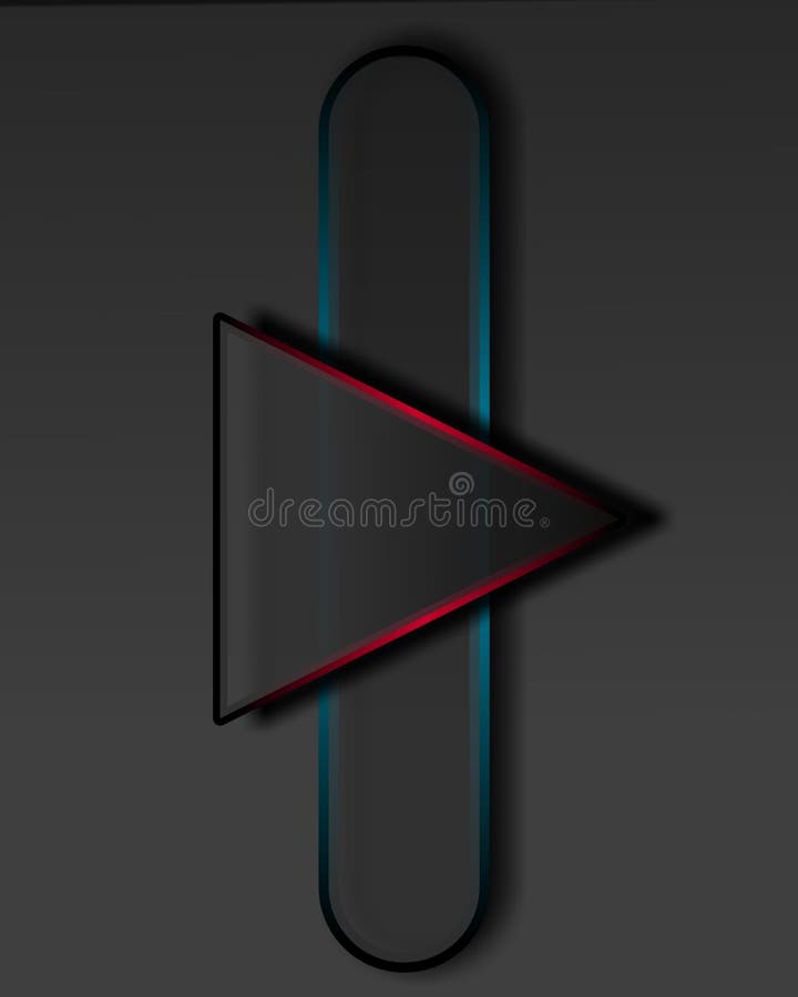 Black and Red Arrow Pointing Diagonally Up To the Right on a Gray ...