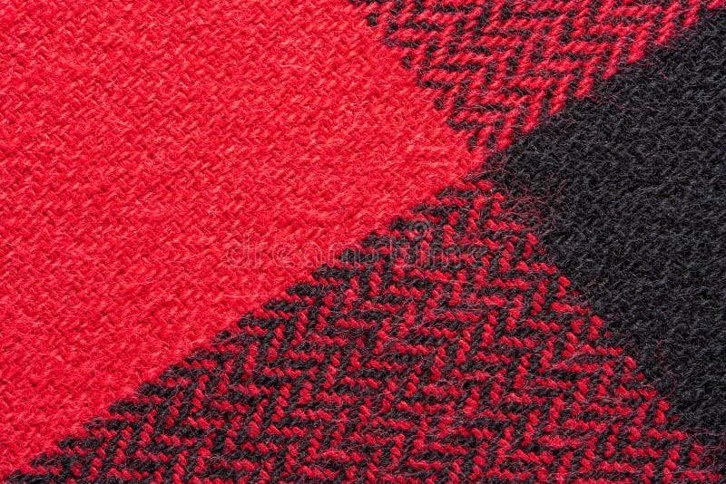 Black and Red Fabric Texture Stock Image - Image of checkered, design ...