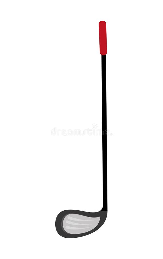 Black and Red Golf Bats, Graphic Stock Illustration - Illustration of ...