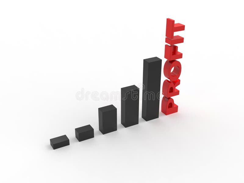 Black and red graph Profit stock illustration. Illustration of graphic ...