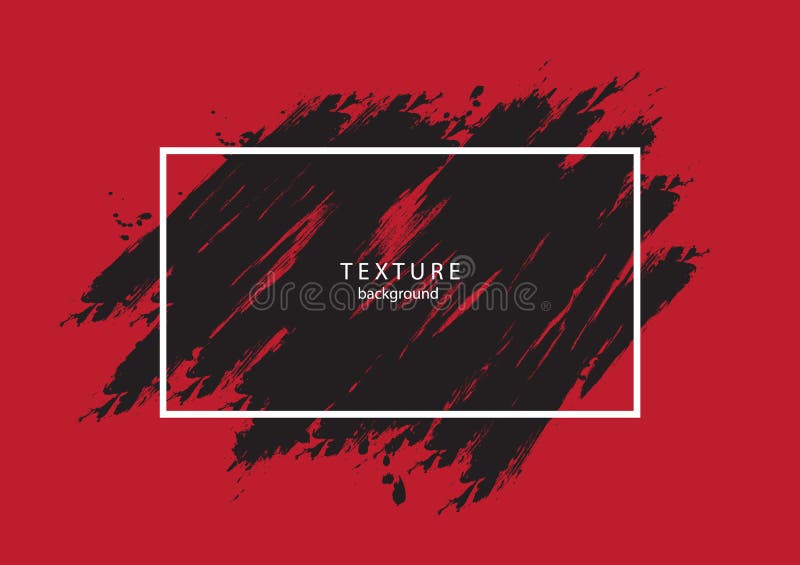 Black and Red Grunge Texture with Distressed Effect. Ink Splash. Stock ...