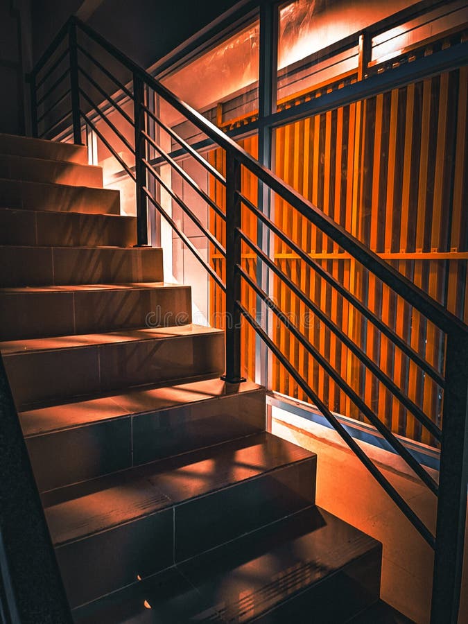 Black and Red Hell Stairs Photo Stock Photo - Image of hell, stairs ...