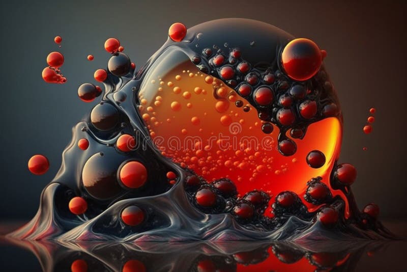 Black Red Lava Volcano Background with Abstract Box Rectangle Geometric ...