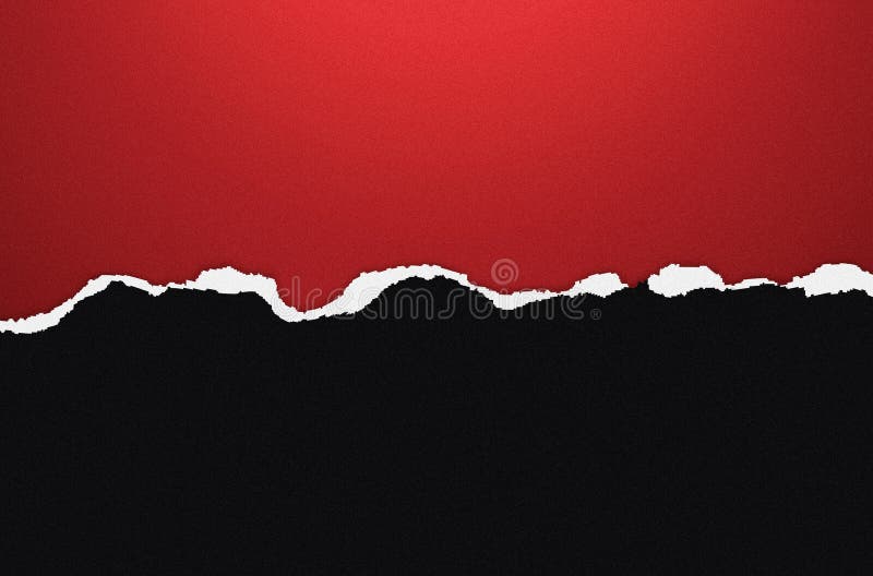 Black and Red Paper Cut Empty for Text Stock Illustration ...