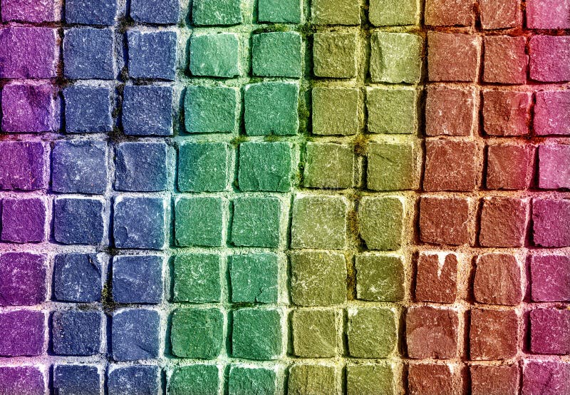 Black Red Pink Blue Green Rainbow Slate Wall Texture Background Stone ...