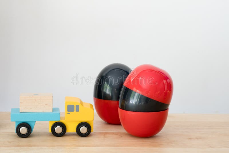 Black and Red Plastic Egg or Egg Surprise Toys Stock Image - Image of ...
