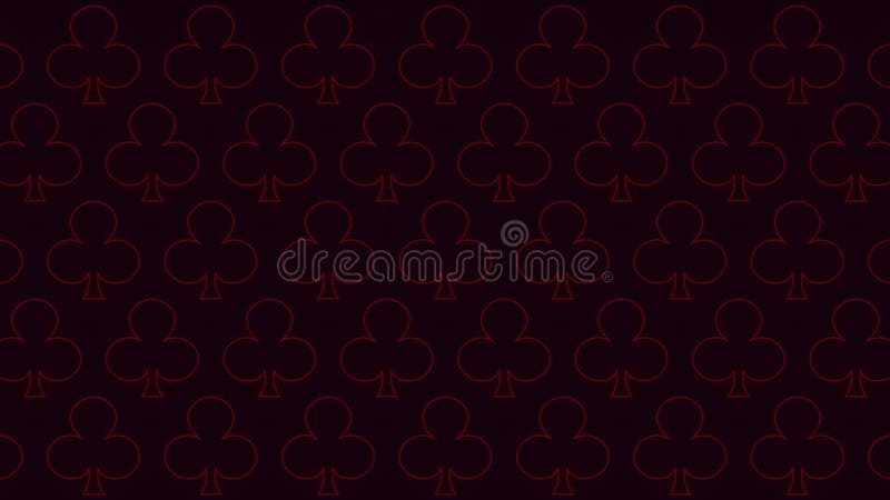 Red and Black Playing Card Pattern on Dark Background Stock Video ...