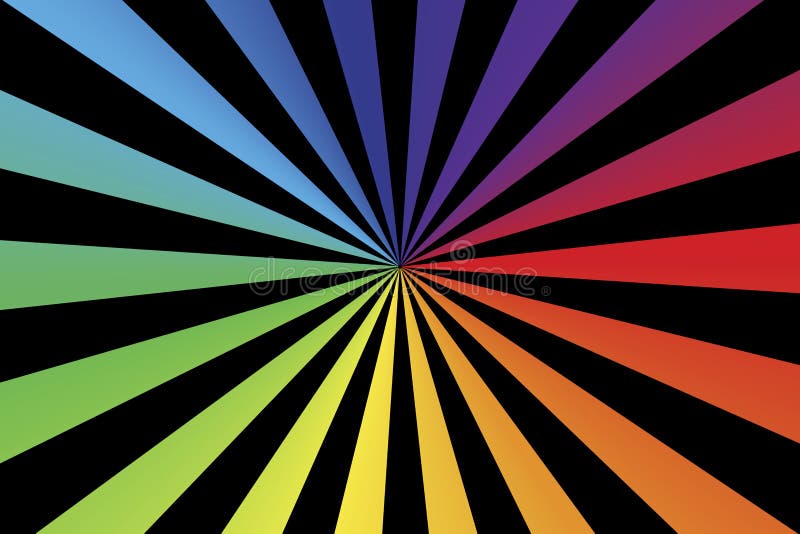 Black Red Rays. Bright Star. Glow Light Effect. Sun Texture. Color ...