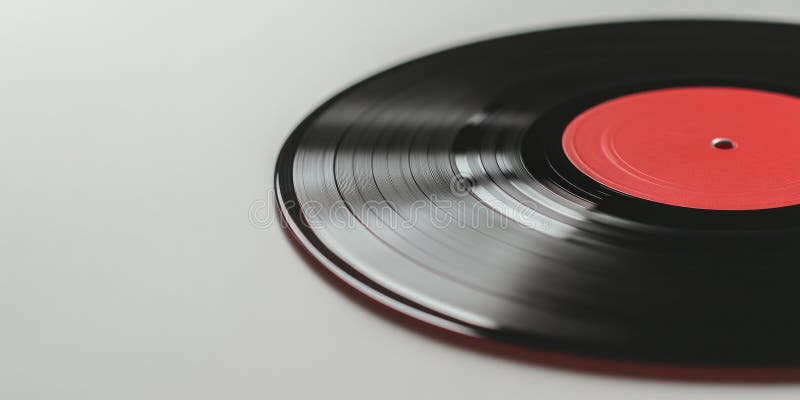 Black and Red Record stock photo. Image of medium, entertainment ...