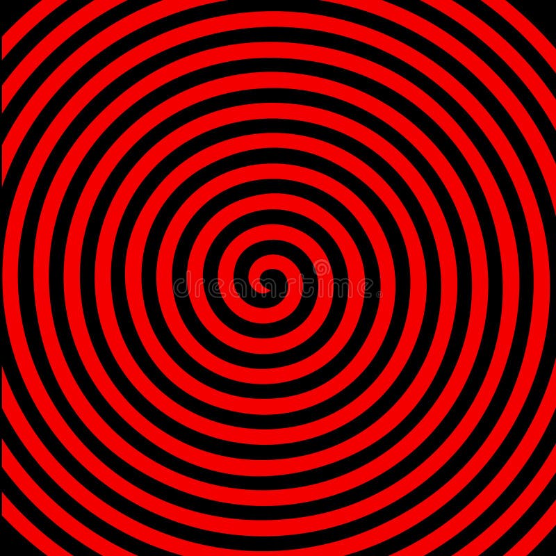 Red Hypnotic Lines Effect Stock Illustrations – 457 Red Hypnotic Lines ...