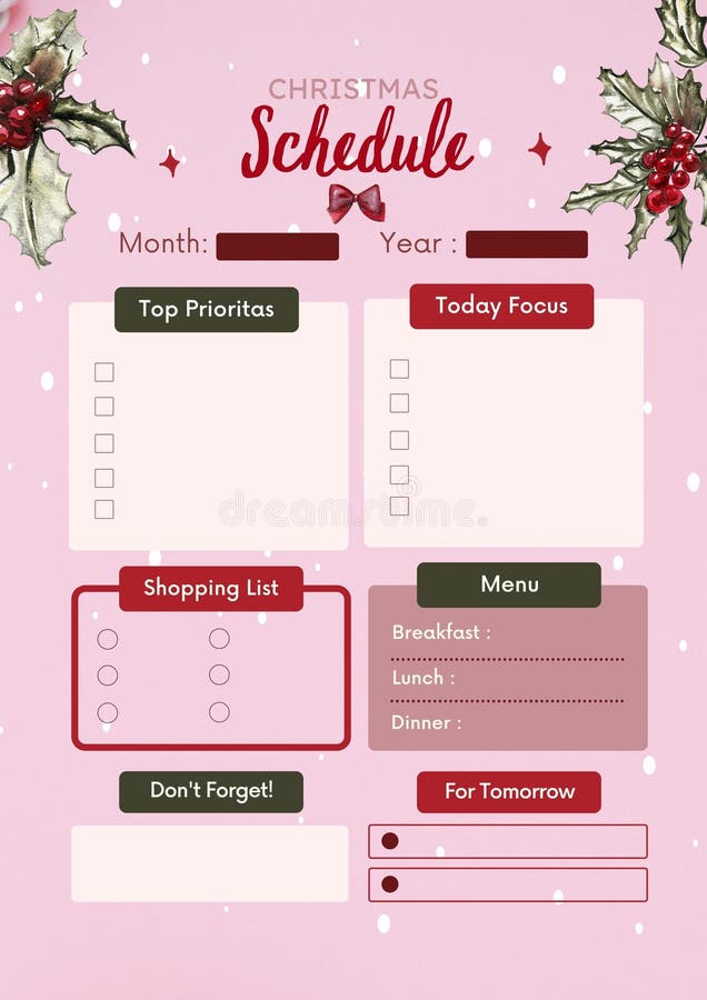 Set of Planners with Minimalistic Floral Design. Monthly, Weekly, daily ...