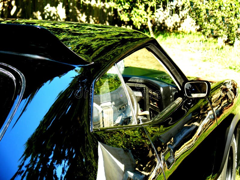 Black Reflection stock image. Image of perspective, steel - 3376849