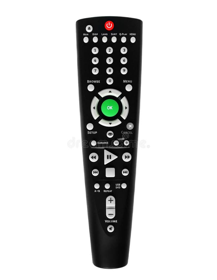 Black remote control stock photo. Image of channel, console - 14197474