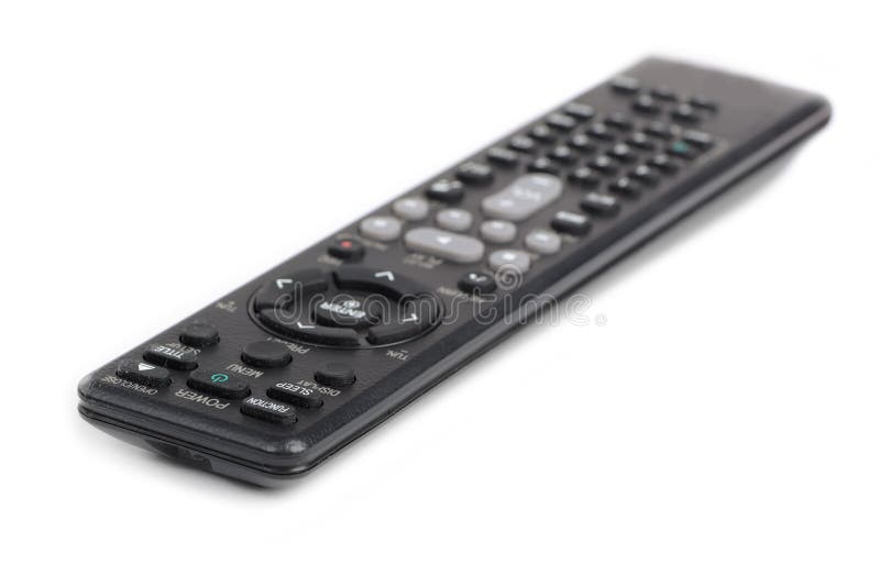Modern LCD TV Remote Control Stock Photo - Image of keypad, center ...