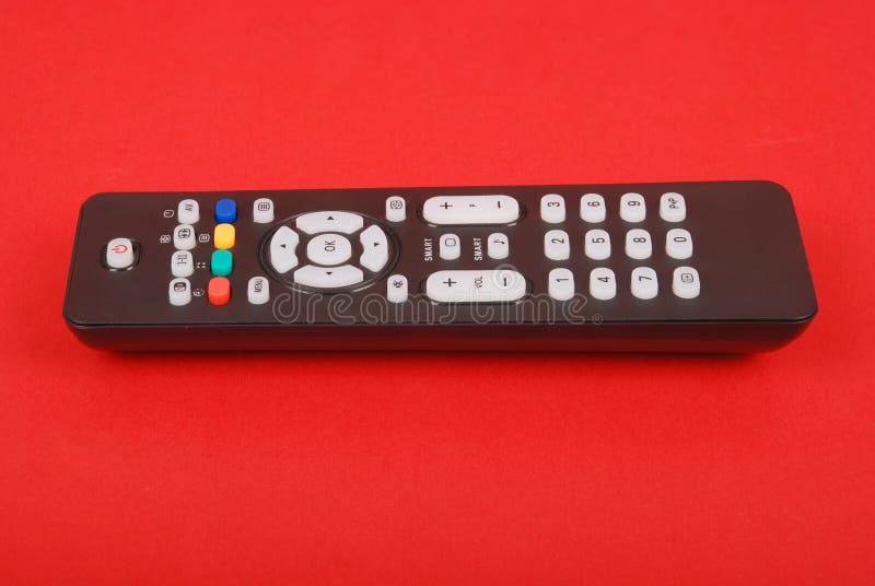 Black Remote Control for TV Stock Image - Image of movie, media: 132756151