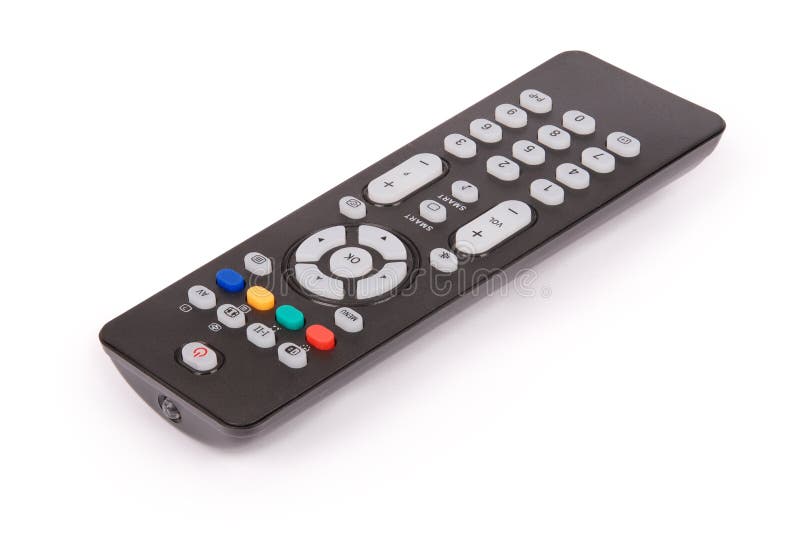 Black Remote Control for TV Stock Image - Image of movie, media: 132756151