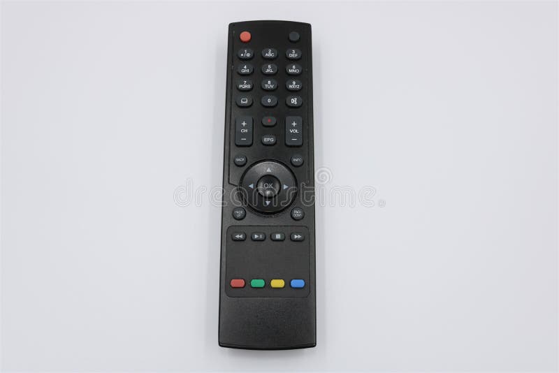 Digital Tv Remote Control on Background. Stock Image - Image of remote ...