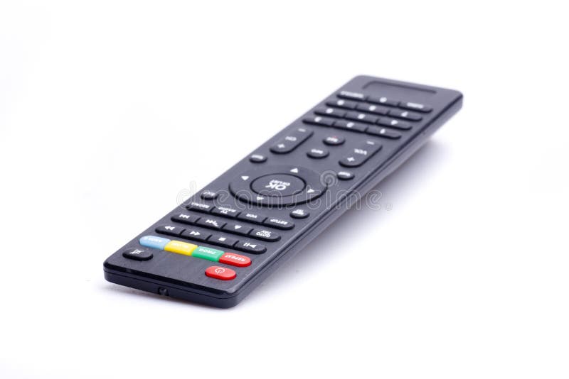 Black remote control stock image. Image of isolated - 237945149