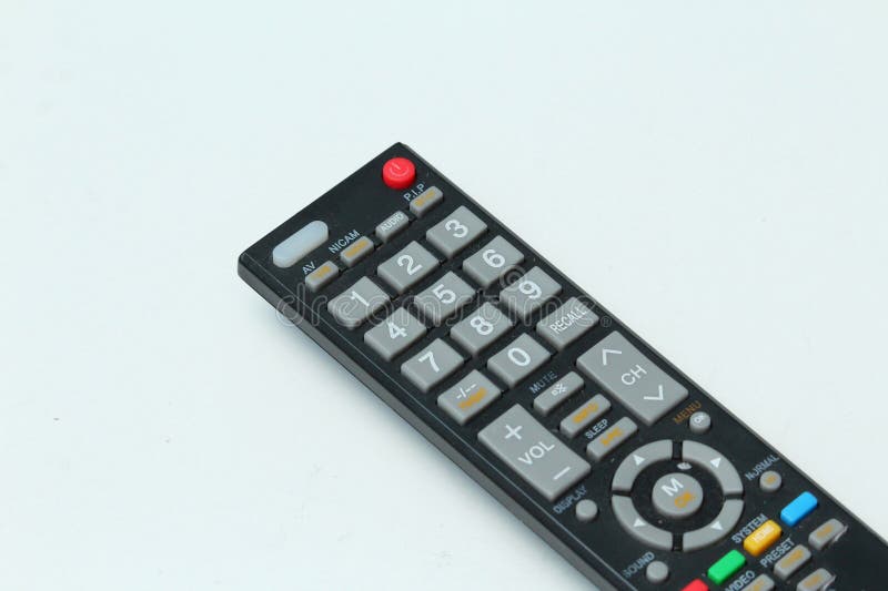 Black Remote Controler for Television Still Good Condition Stock Image ...