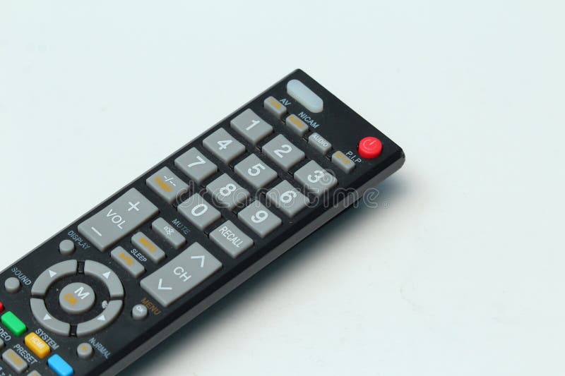 Black Remote Controler for Television Still Good Condition Stock Photo ...