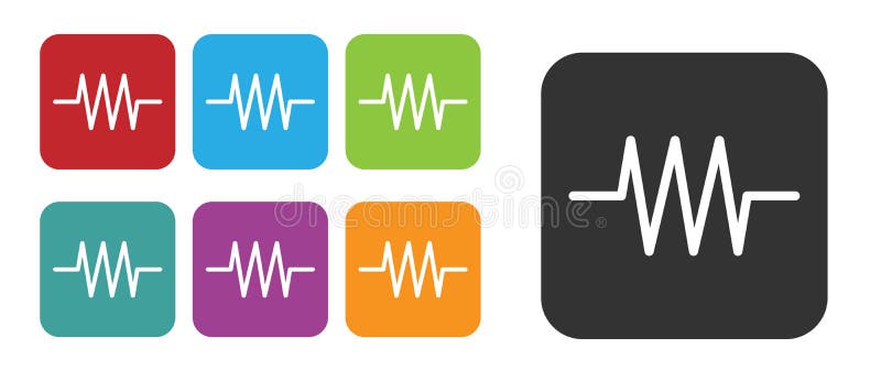 Black Resistor in Electronic Circuit Icon Isolated on Transparent ...