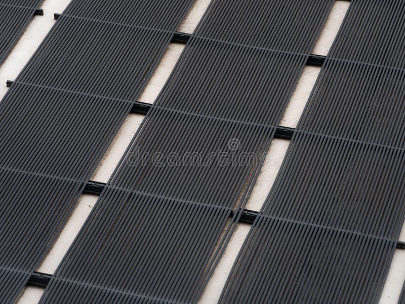 Solar Energy Panels Over the Ceiling Stock Illustration - Illustration ...