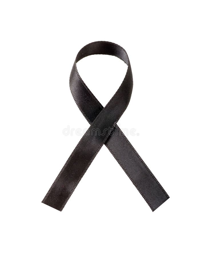 Black Ribbon stock photo. Image of isolated, colour, sccessory - 28682724