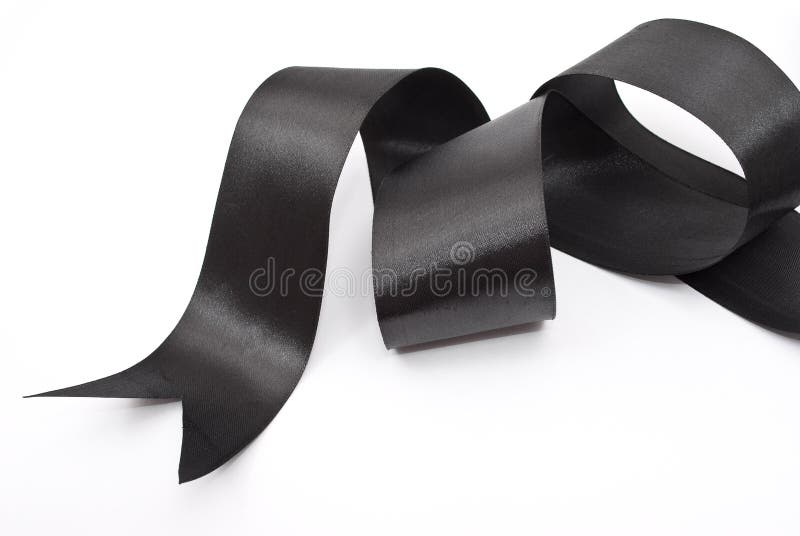 Black ribbon stock image. Image of holiday, design, decoration - 17264641