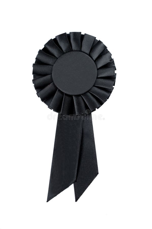 Black Ribbon stock photo. Image of recognition, champion - 3988604