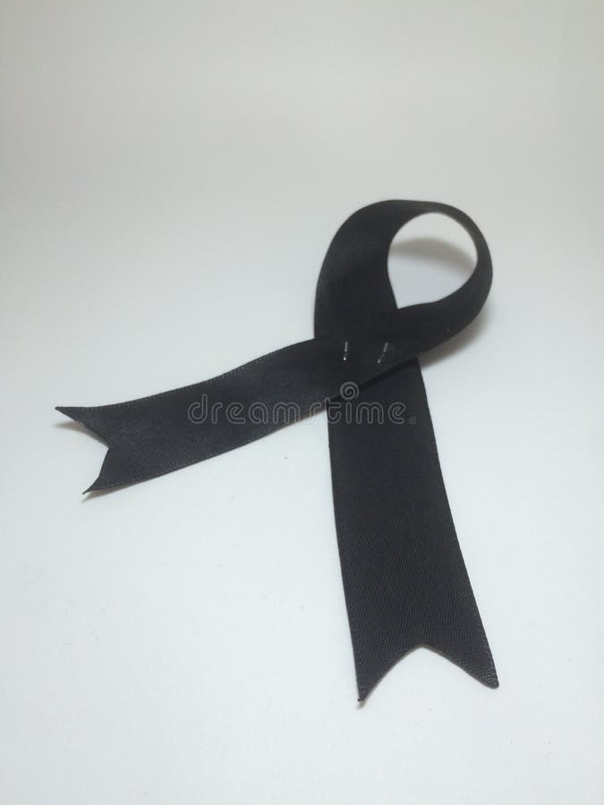 Black ribbon stock image. Image of black, symbol, ribbon - 93780961
