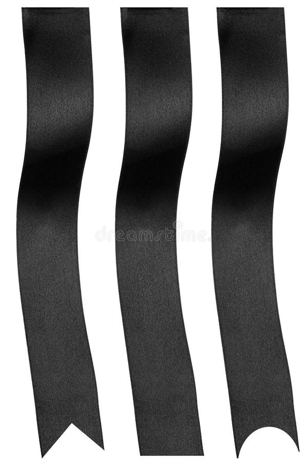 Black ribbons stock image. Image of celebration, design - 59199469