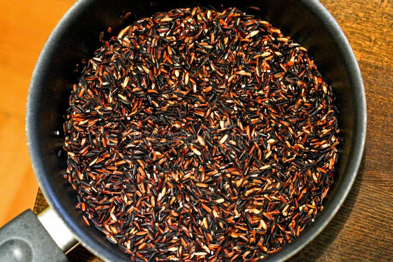 Black rice stock image. Image of black, rice, food, foods - 15254927