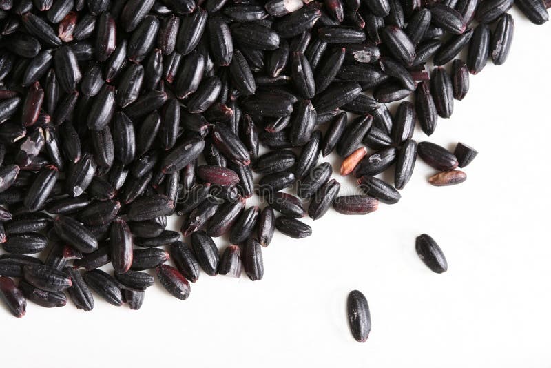 Black Rice stock image. Image of macro, eating, food, rice - 4082019