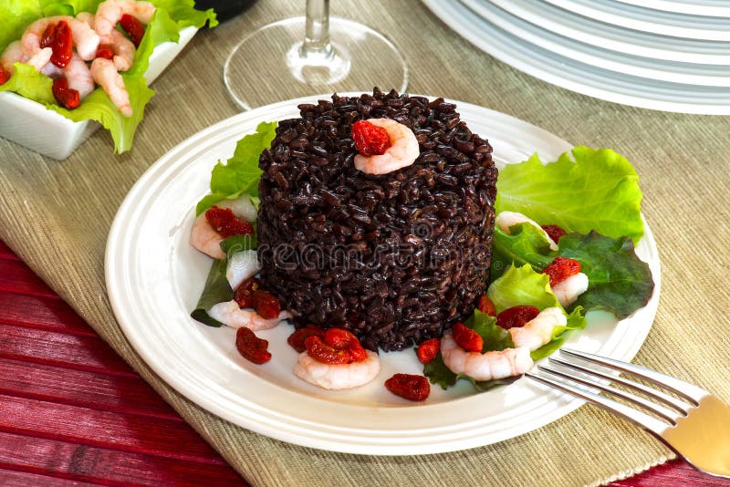 Black rice called stock photo. Image of black, healthy - 44183120