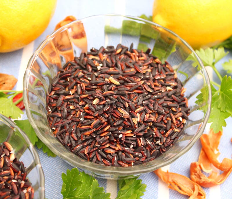 Black Rice stock image. Image of corn, asian, recipe - 66928461