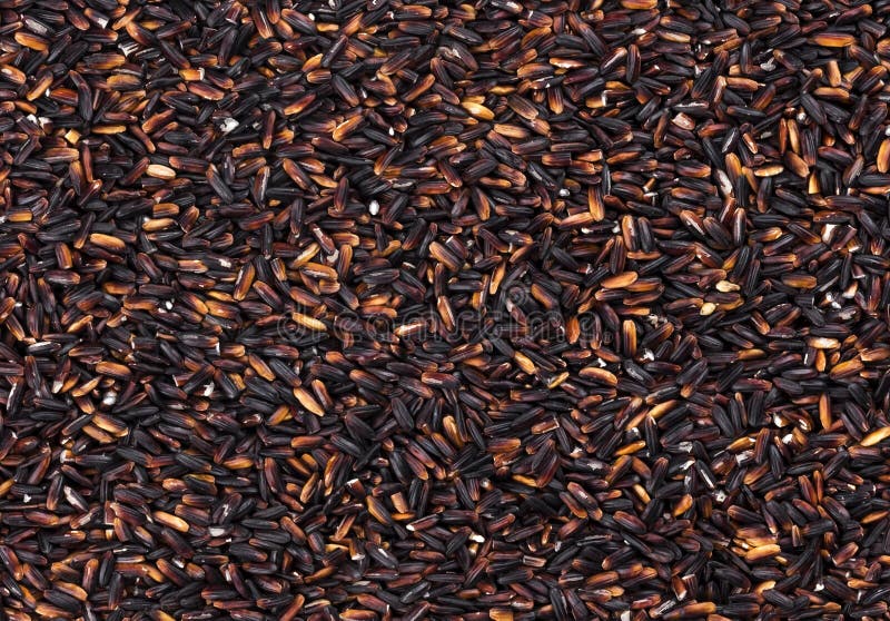 Black rice texture stock photo. Image of healthy, pattern - 111310608