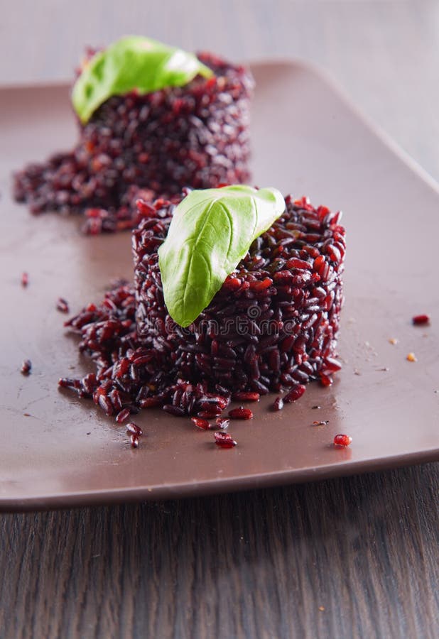 Black rice stock photo. Image of cooking, organic, nutrition - 32647212