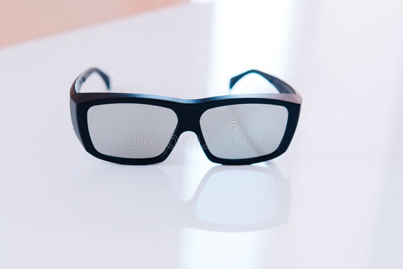 Black Rimmed Retro Glasses Isolated on White Stock Photo - Image of ...