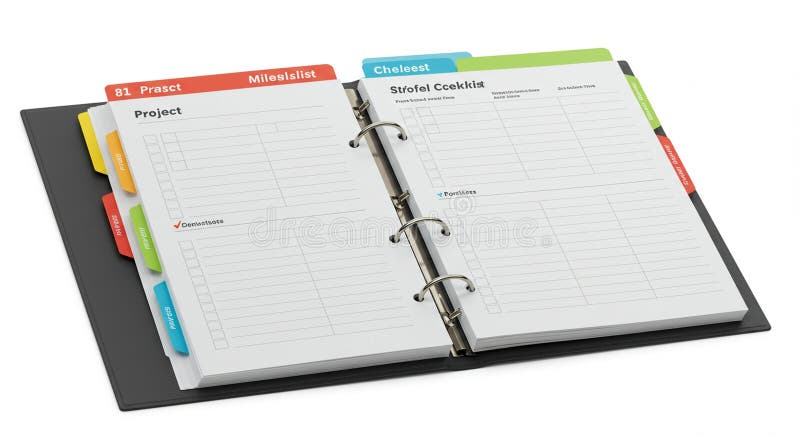 Black Ring Notebook Stock Illustrations – 2,010 Black Ring Notebook ...