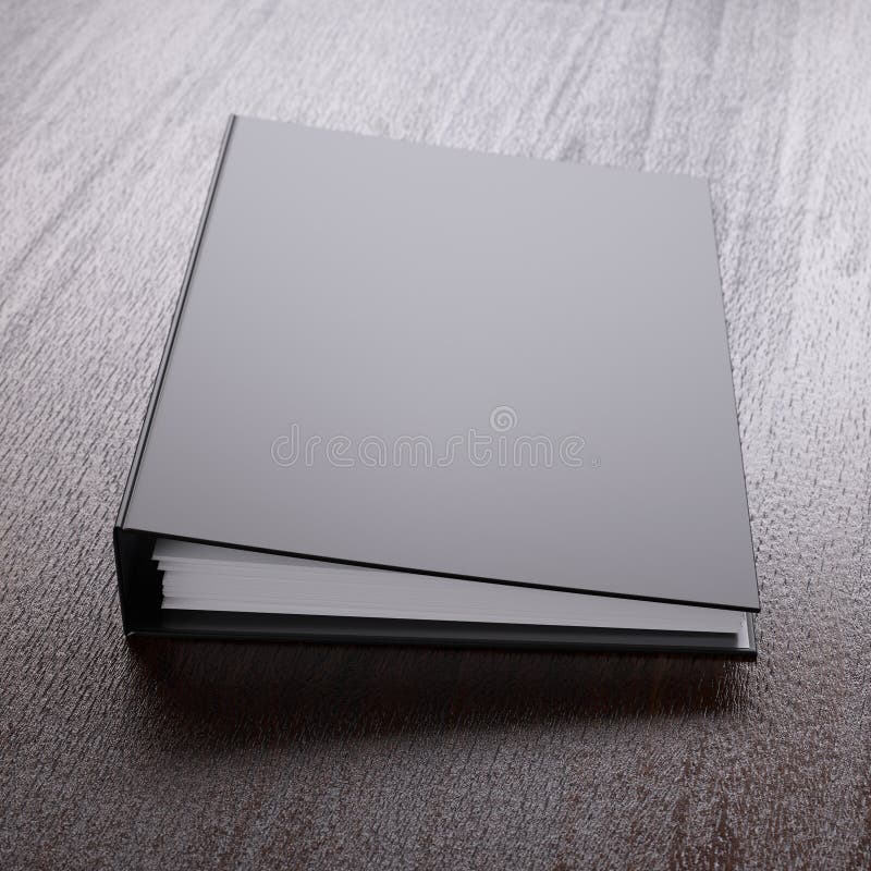 Black Ring Binder on a Table Stock Image - Image of corporate, business ...