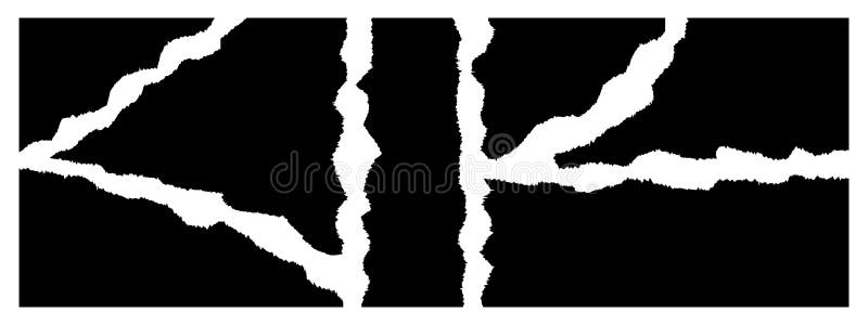Black Ripped Paper Composition Creating a Ripped Paper Effect Stock ...
