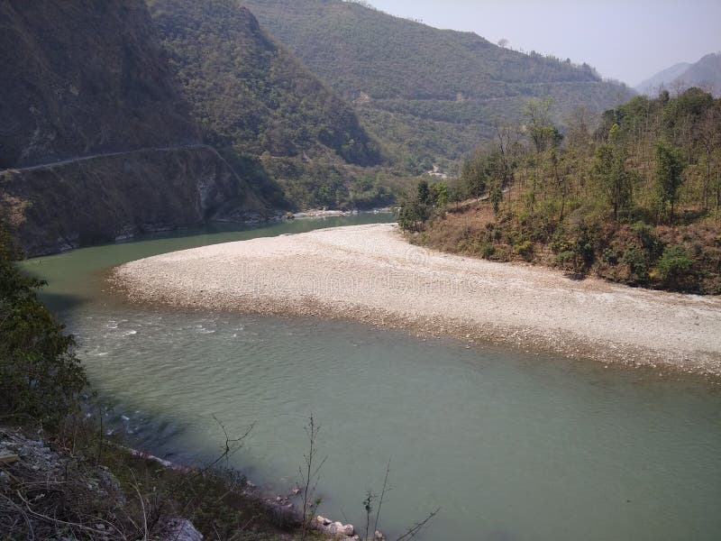 Black River Divide Two Nation Border Stock Photo - Image of door, lots ...