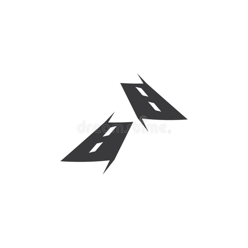 Black Road Way Logo Vector Template Stock Illustration - Illustration ...