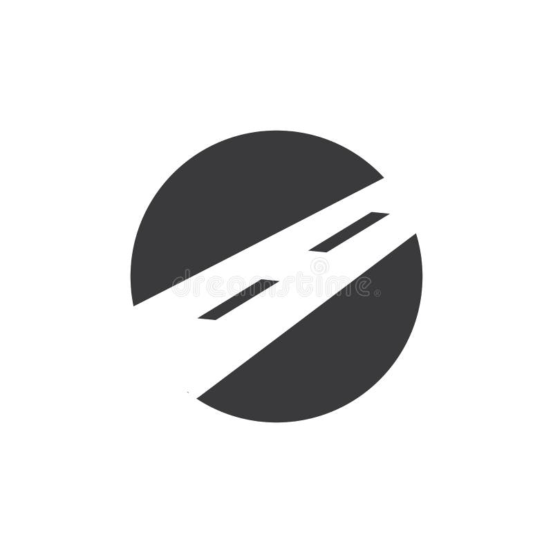 Black Road Way Logo Vector Template Stock Illustration - Illustration ...