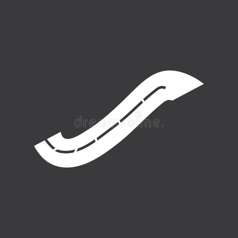 Black Road Way Logo Vector Template Stock Illustration - Illustration ...