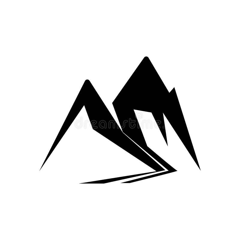 Black Road Way Vector Template Illustration Stock Illustration ...