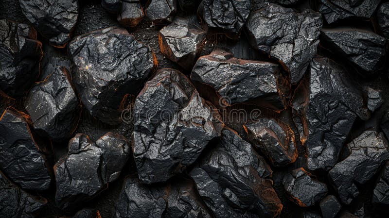 Black Rock Texture stock illustration. Illustration of roughness ...