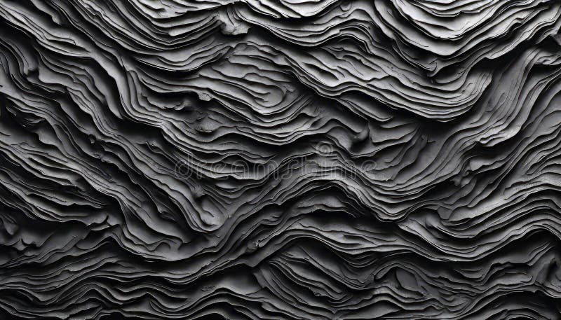 Ai-Generated Black Rock Texture Craft Stock Illustration - Illustration ...