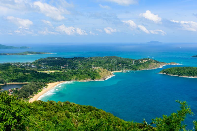 Black Rock Viewpoint in Phuket Thailand. Stock Photo - Image of ...